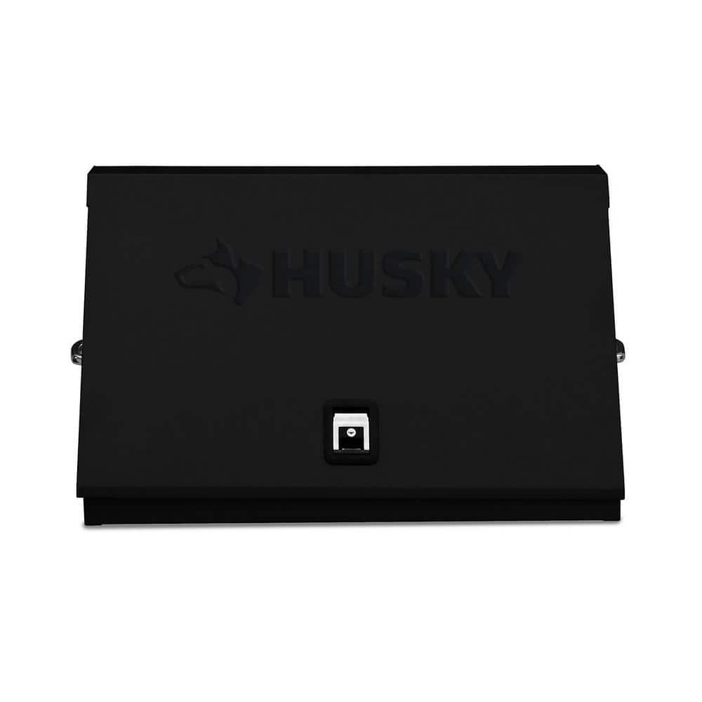 Husky Heavy-Duty 36 in. W x 17 in. D Black Steel Portable Triangle Top ...