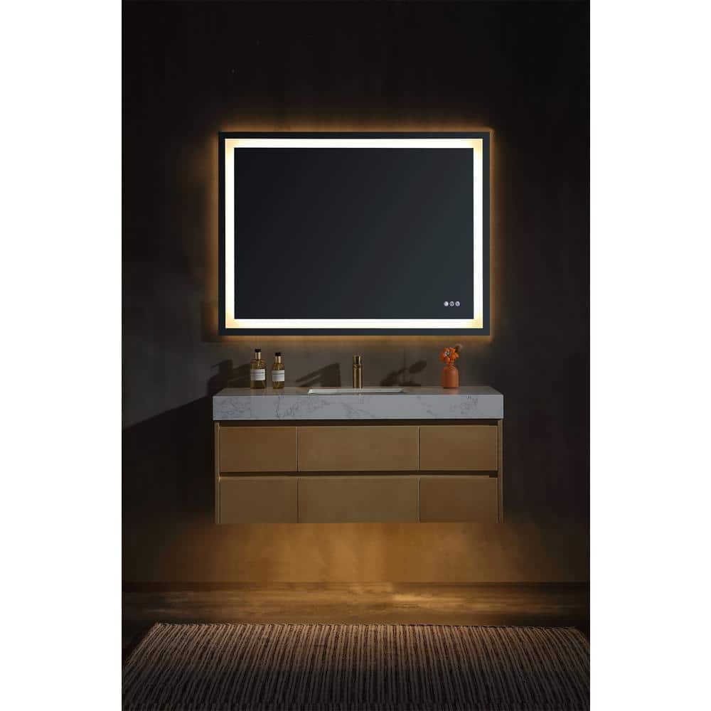 Xspracer Moray 48 in. W x 21 in. D x 21 in. H Floating Single Sink Bath ...