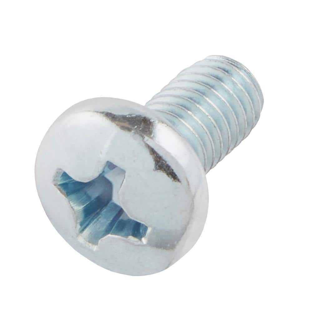 Everbilt M6-1.0 x 12mm Zinc Pan Head Phillips Drive Machine Screw 4 ...