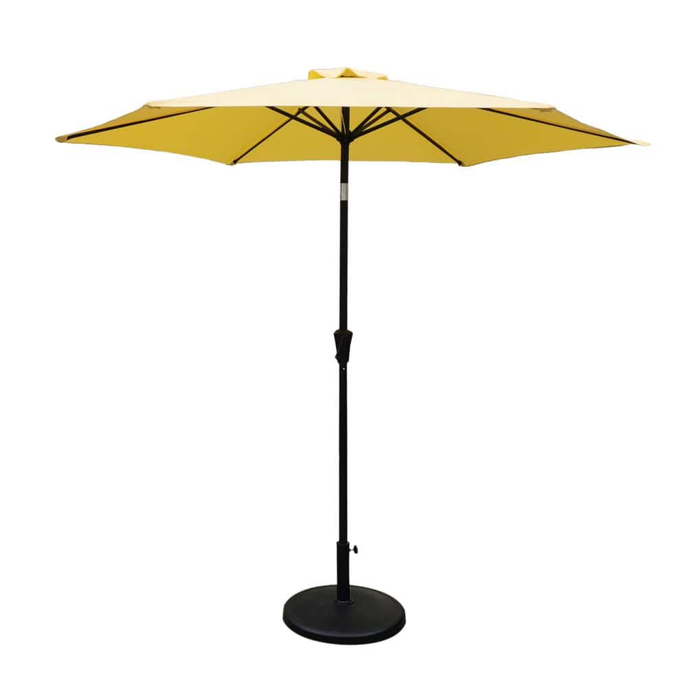 Runesay 8.8 ft. Outdoor Aluminum Market Patio Umbrella with 42 lbs ...