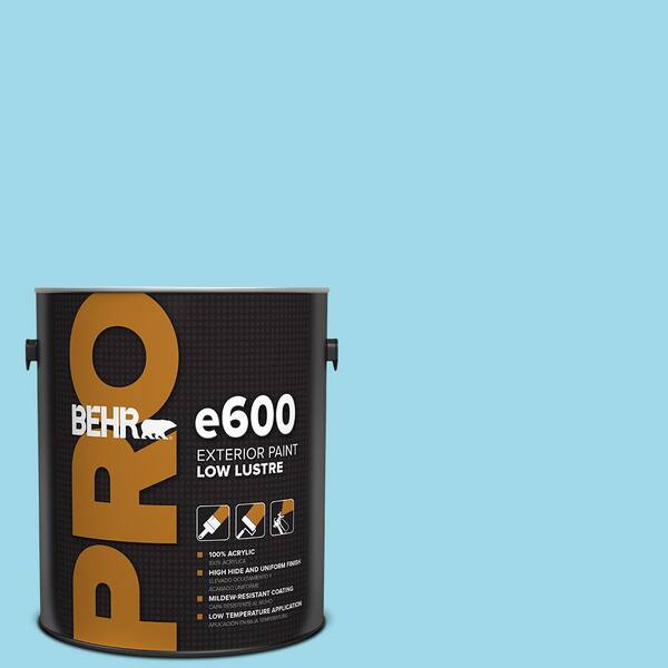 BEHR PRO 1 gal. #520A-3 Nevada Sky Low Luster Exterior Paint PR62001 ...