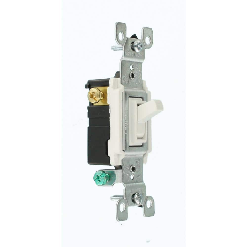Leviton 15 Amp 3-Way Toggle Switch, White (6-Pack) – eX-tremes