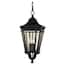 Generation Lighting Cotswold Lane 2-Light Black Outdoor 20.5 in. Wall Lantern Sconce OL5401BK ...