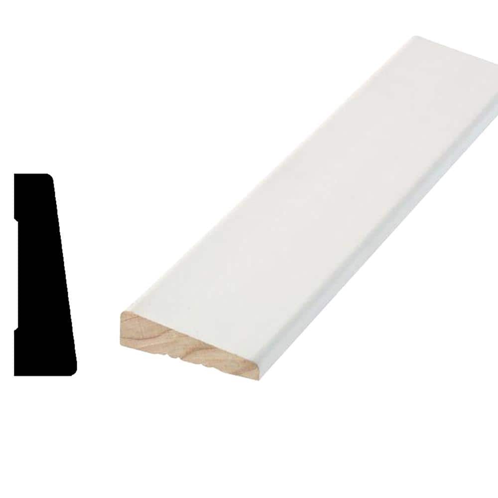 Alexandria Moulding 11/16 in. x 2-1/4 in. x 84 in. Primed Finger ...