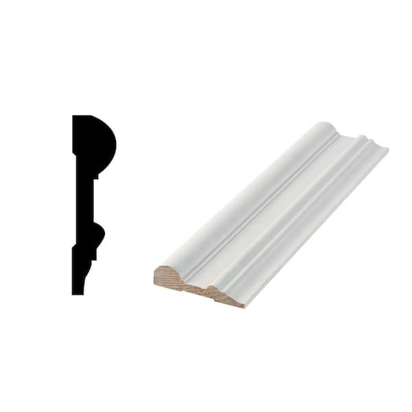 Woodgrain Millwork WG 1001 11/16 in. x 2-3/4 in. x 96 in. Primed Finger ...