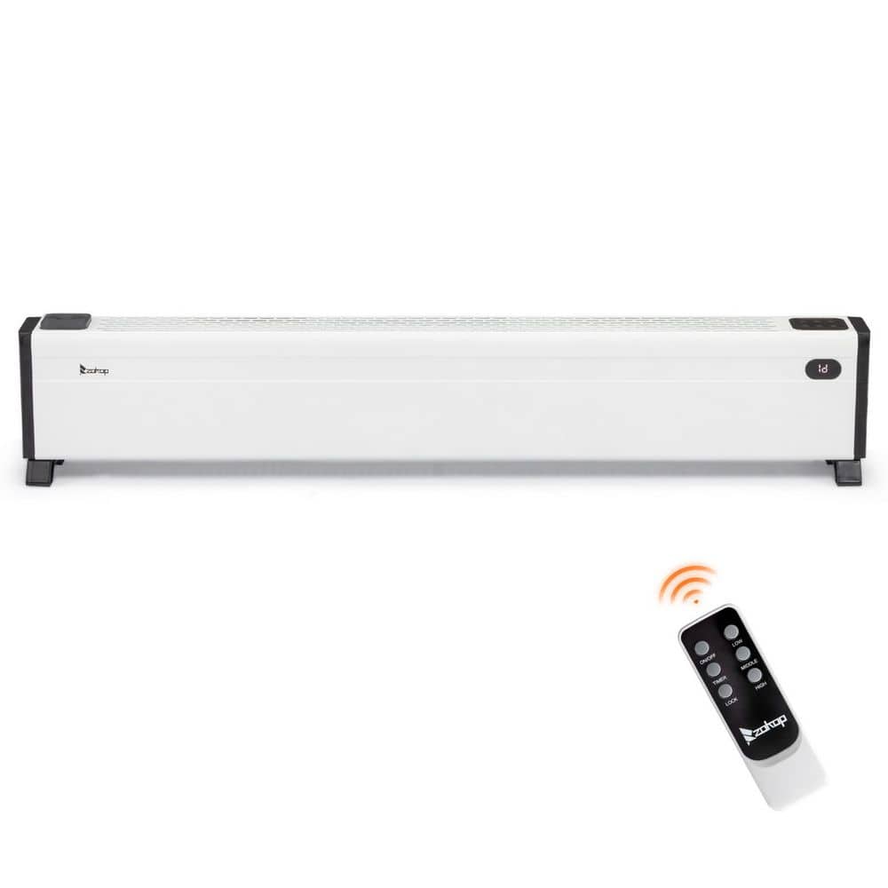 Karl home 1500-Watt 9.25 in. Indoor Electric Ceramic Space Heater ...