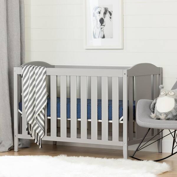 South Shore Angel Soft Gray Crib 10590