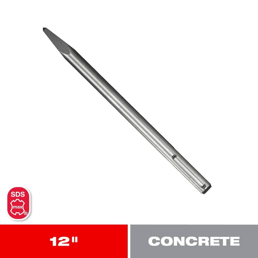 DIABLO 12 in. SDS-Max Bull Point Chisel DMAMXCH1180 - The Home Depot