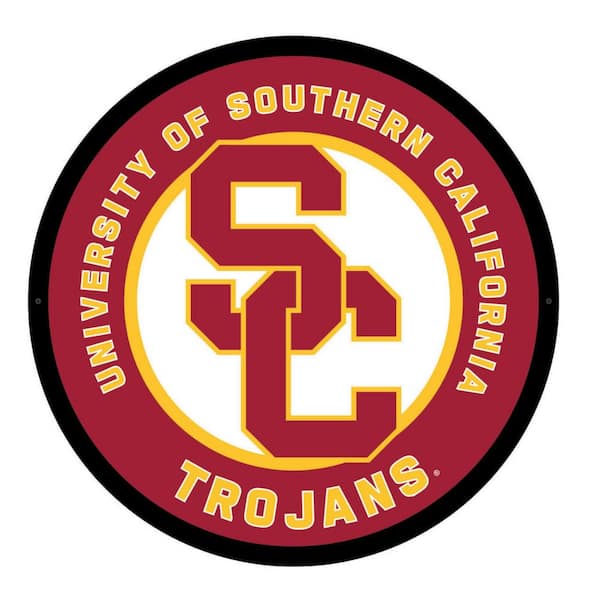 Evergreen University of Southern California Round 23 in. Plug-in LED ...