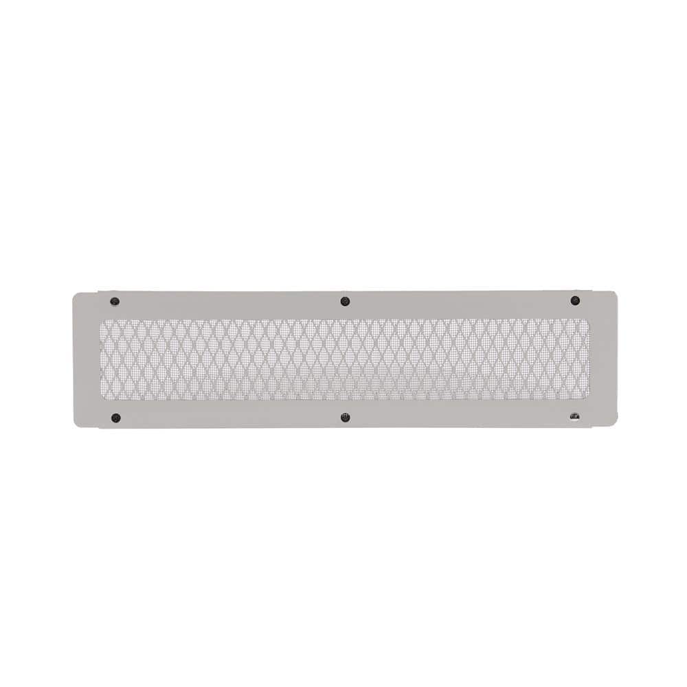 HY-C 4 in. x 16 in. Gray Insect Armor Soffit Guard (1-Unit) IAVG0416G1G ...