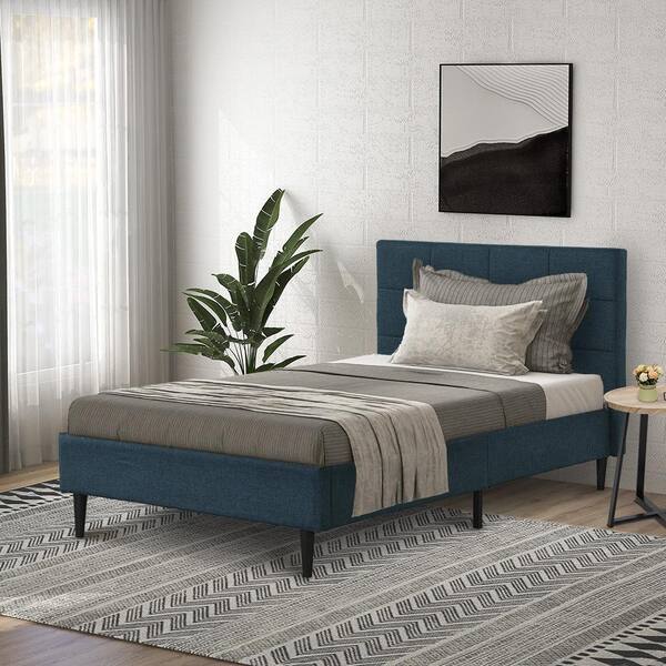 Maypex Twin Size Upholstered Platform Bed 300405-ID - The Home Depot