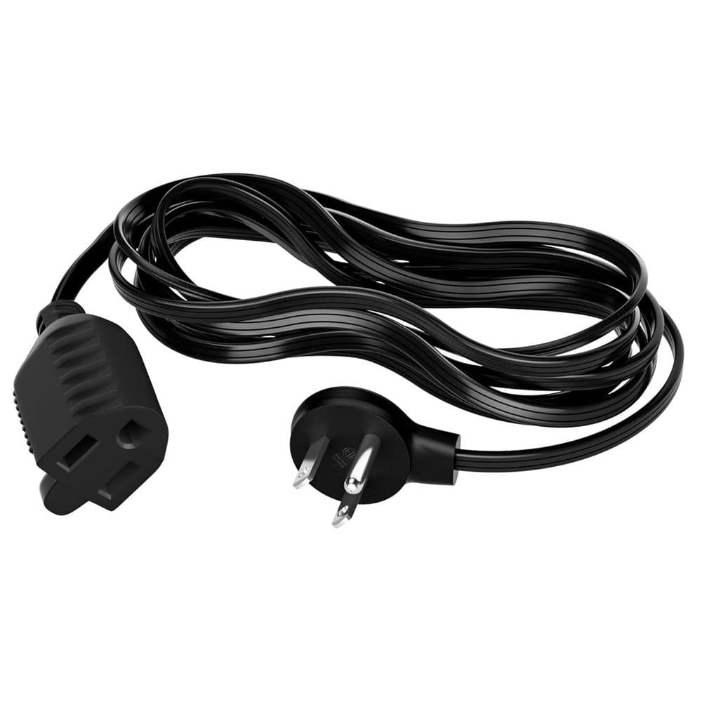 12 ft. 16 Gauge 3-Conductor 13A/125V Indoor Extension Cord with Flat ...