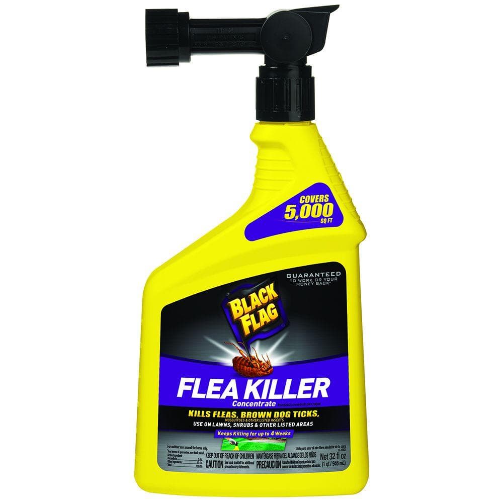 Black Flag 32 oz. Ready-to-Spray Flea Killer HG-11095 - The Home Depot
