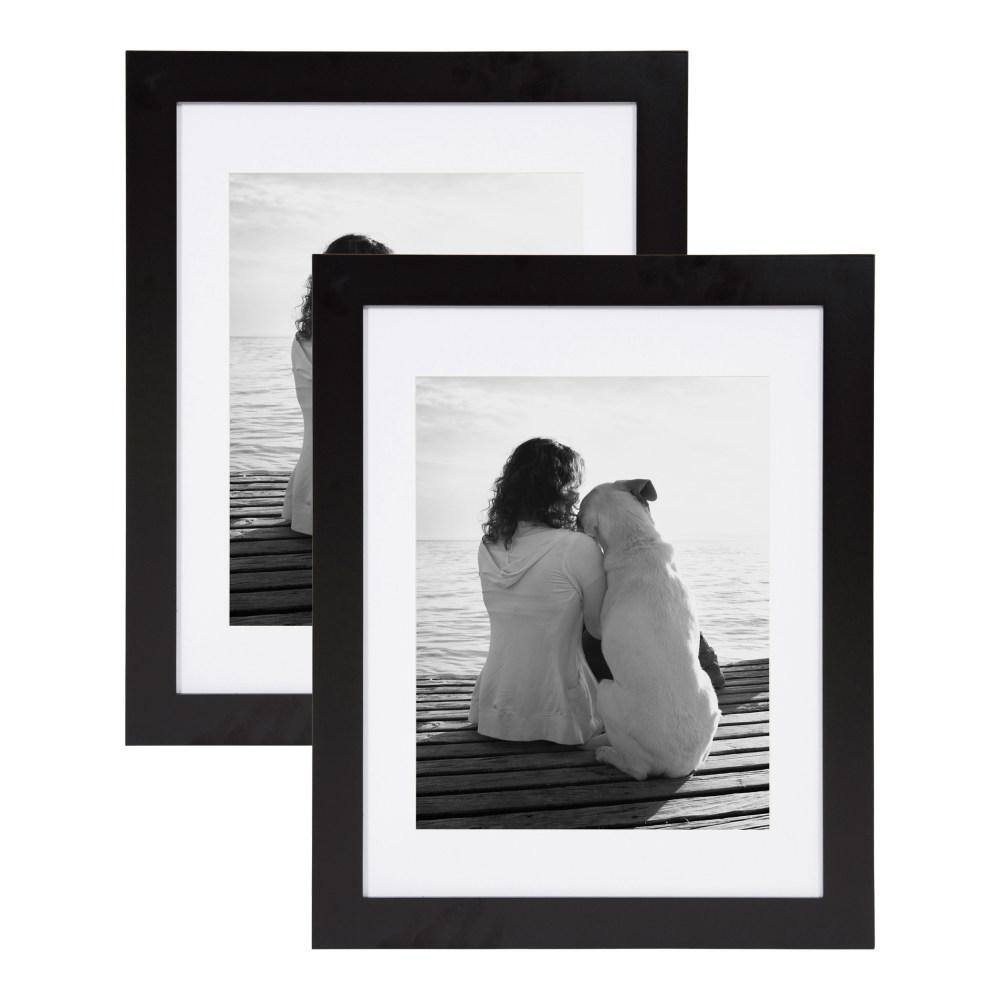 DesignOvation Museum 14 in. x 18 in. Matted to 11 in. x 14 in. Black ...