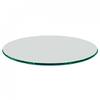 Fab Glass and Mirror 42 in. Clear Round Glass Table Top, 1/2 in ...