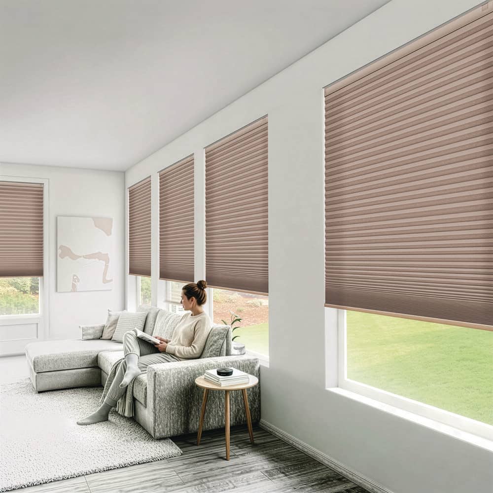 Reviews for VENETA Custom Designer Light Filtering Cellular Shades for ...