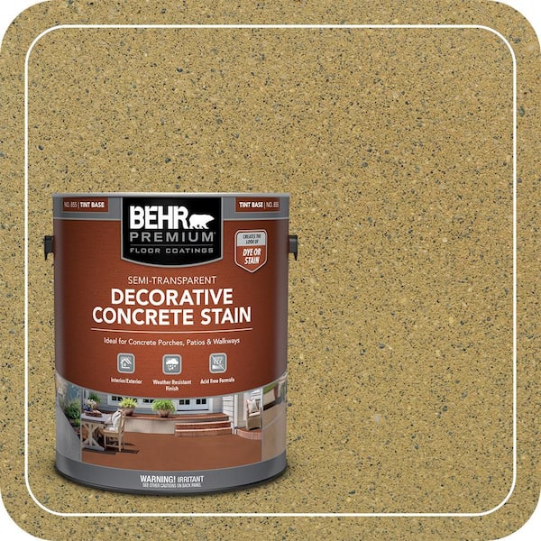 BEHR PREMIUM 1 gal. #DCS-824 Greystone Semi-Transparent Flat Interior ...