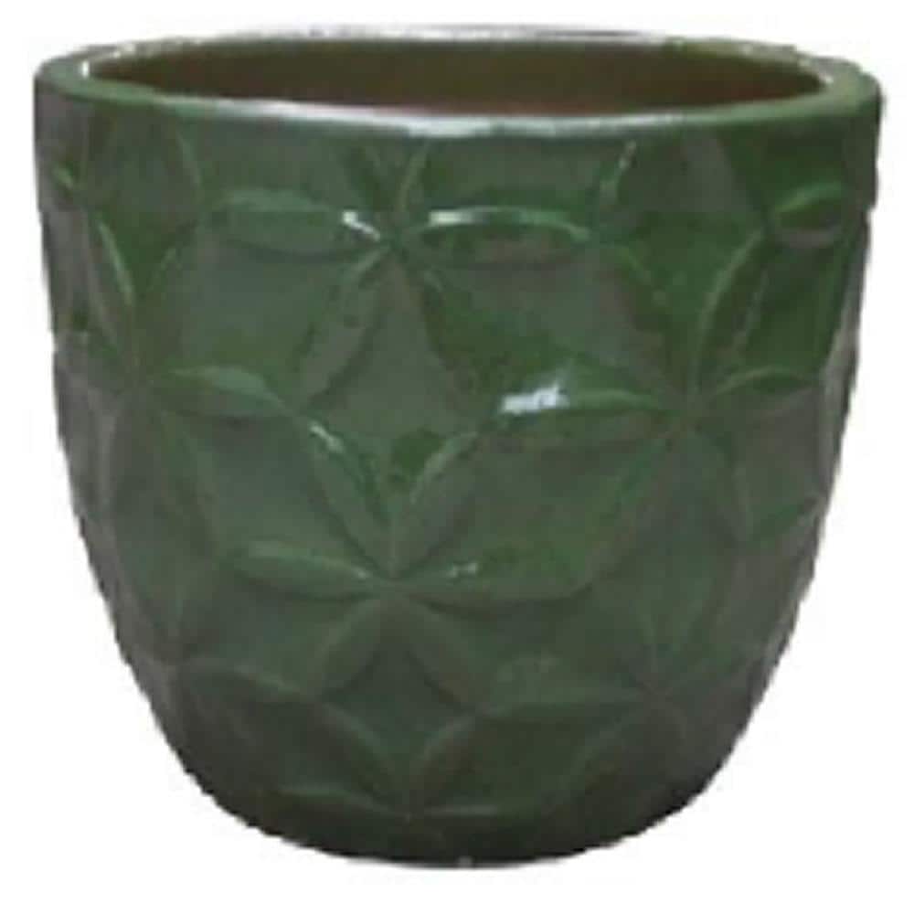Large 20.25 in. Jade Green Clay Pot 848505009186 - The Home Depot