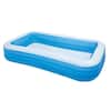 Intex Swim Center 72 in. x 120 in. x 22 in. Family Backyard Inflatable ...