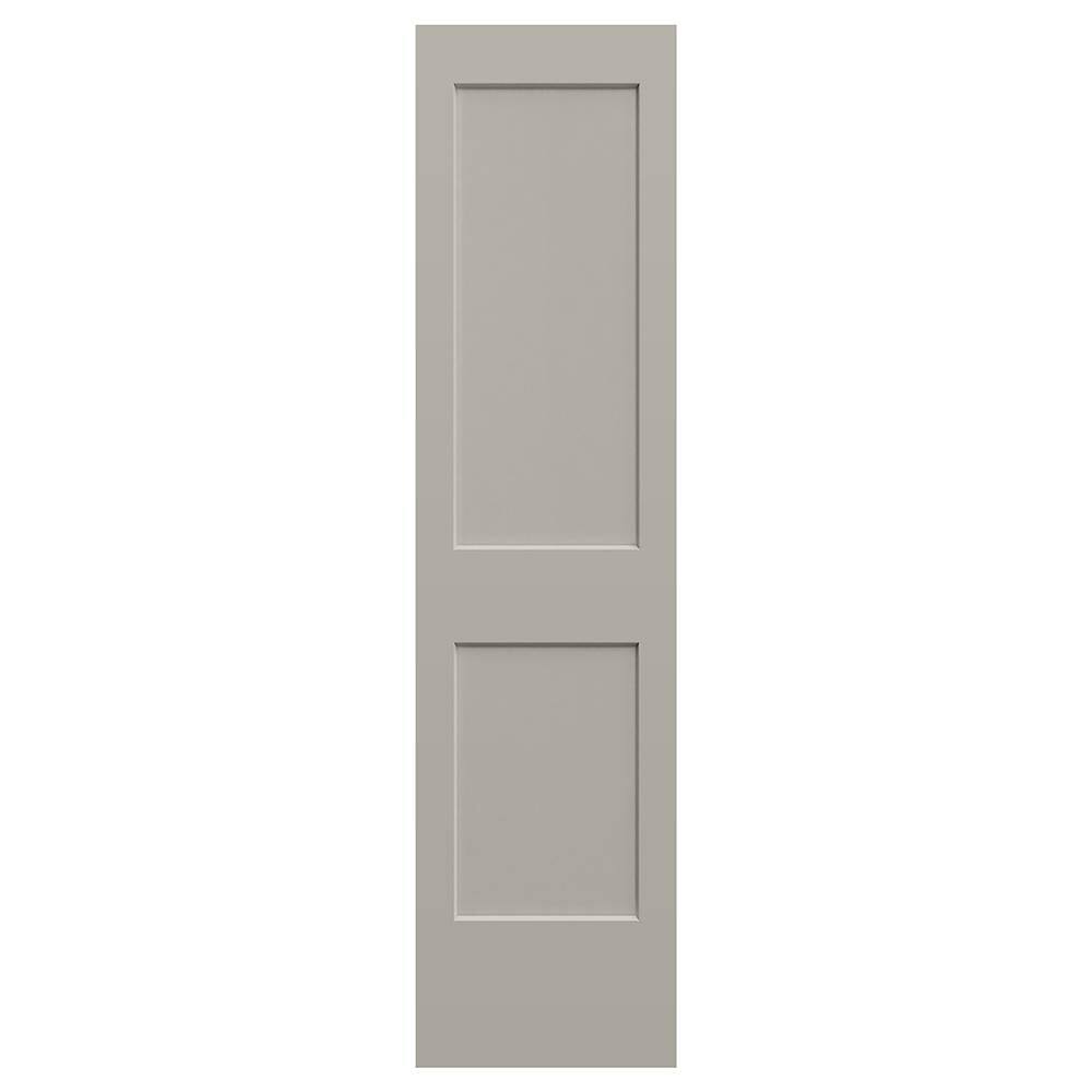 Reviews for JELD-WEN 24 in. x 96 in. Monroe 2-Panel Sqaure Light Gray ...