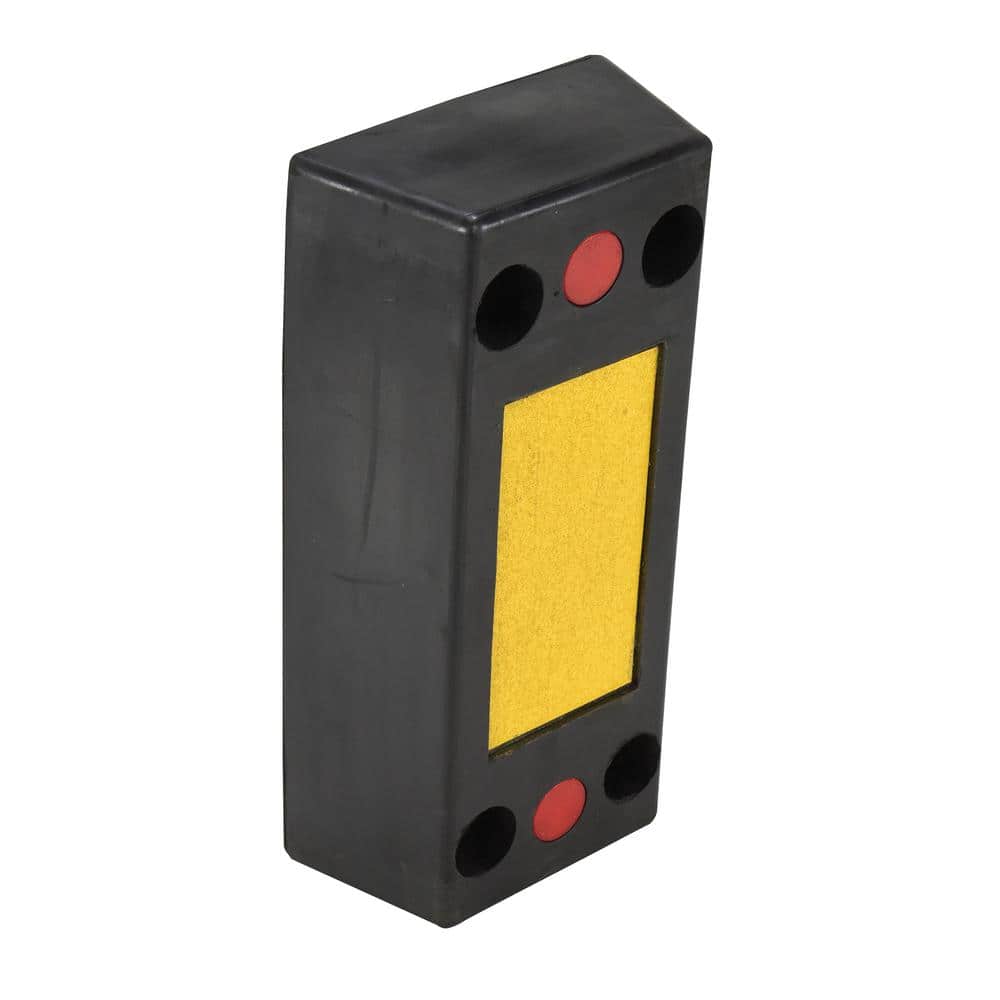 Vestil 6 in. x 24 in. x 12 in. Rectangle Molded Rubber Bumper B-1224-6 ...