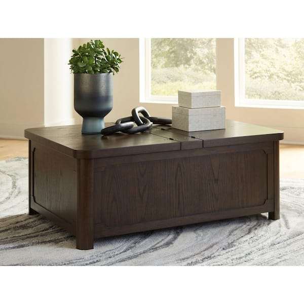 Reviews for Signature DESIGN BY ASHLEY Breckington 56.25 in. Dark Brown ...