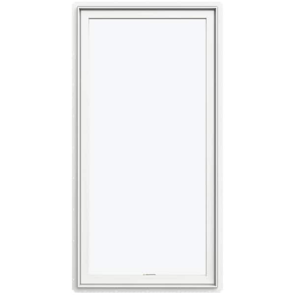 JELD-WEN 36 in. x 72 in. W-5500 Left-Hand Casement Wood Clad Window ...
