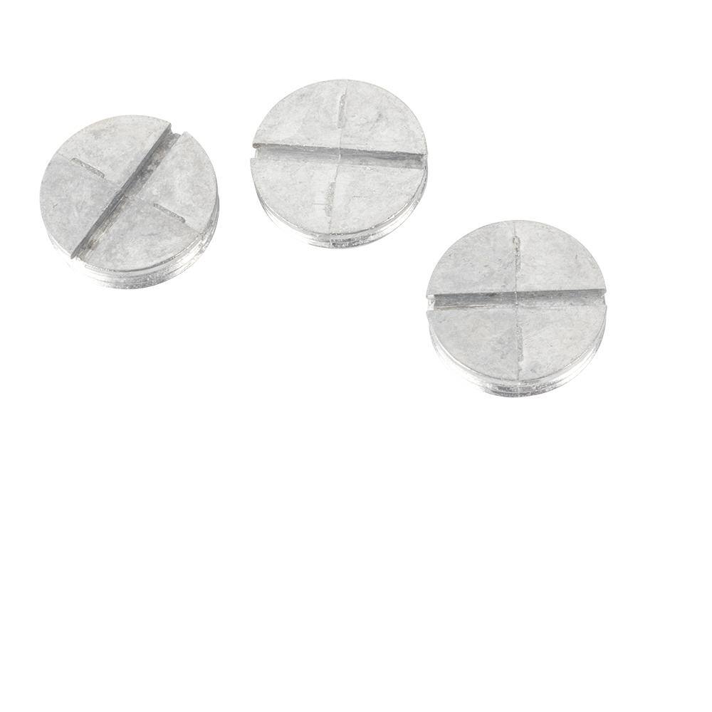 Halex 3/4 in. Zinc White Weatherproof Closure Plugs (20-Pack) W49072 ...