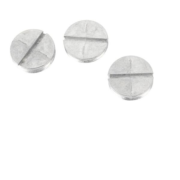 Halex 3/4 in. Zinc White Weatherproof Closure Plugs (20-Pack) W49072 ...