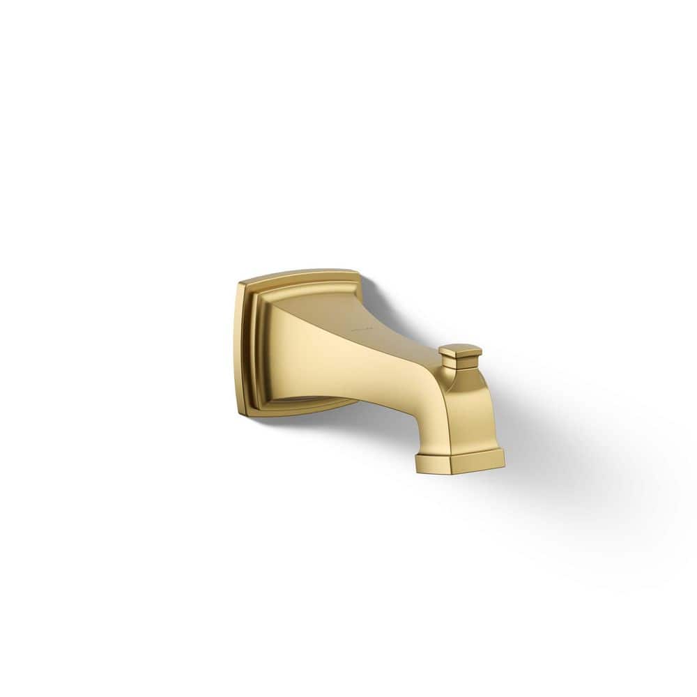 KOHLER Riff Wall Mount Diverter Bath Spout, Vibrant Brushed Moderne ...