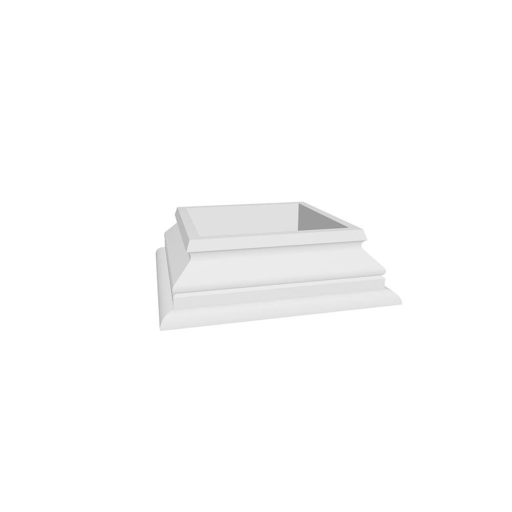 VITA Vinyl Pergola Base Trims for 5"x5" Posts (4pk), White, BP81002 ...
