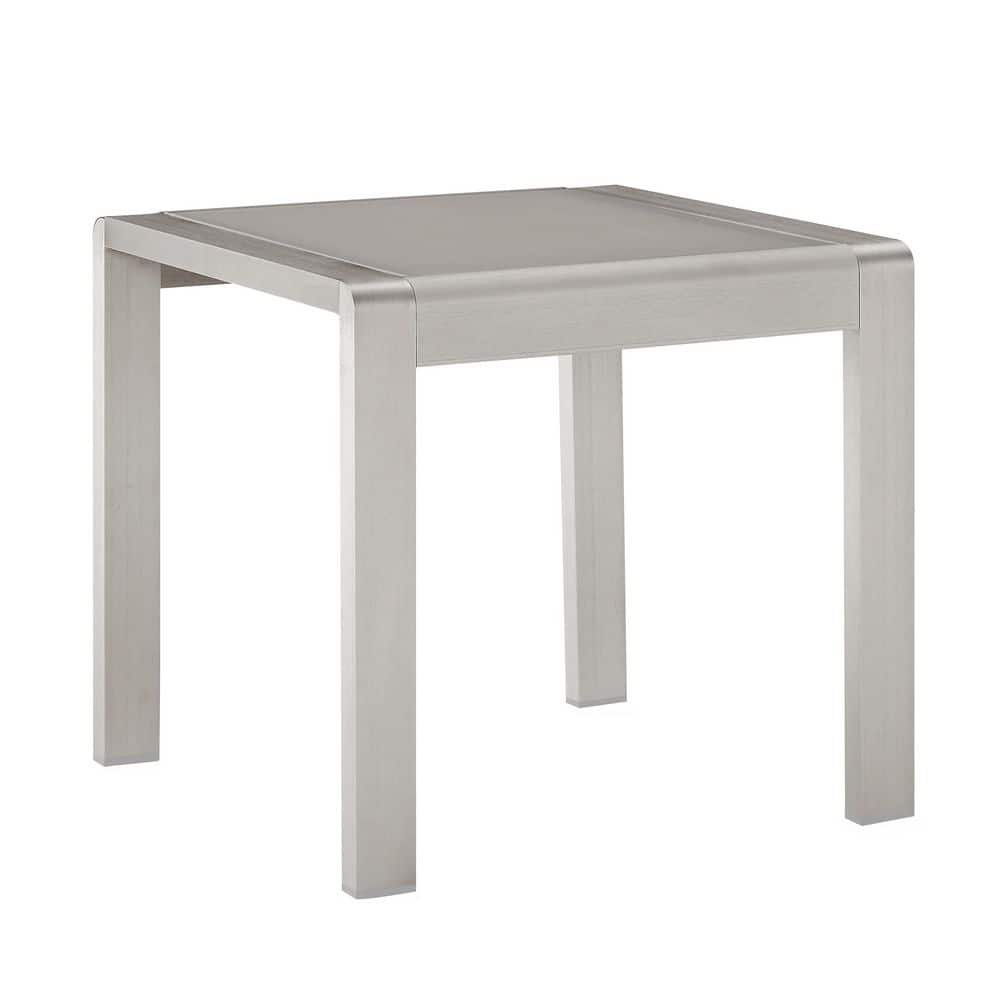 Linon Home Decor Kelten Anodized Grey Side Table THD05004 - The Home Depot