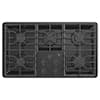 GE 36 in. Gas Cooktop in Black with 5-Burners including Power Boil ...