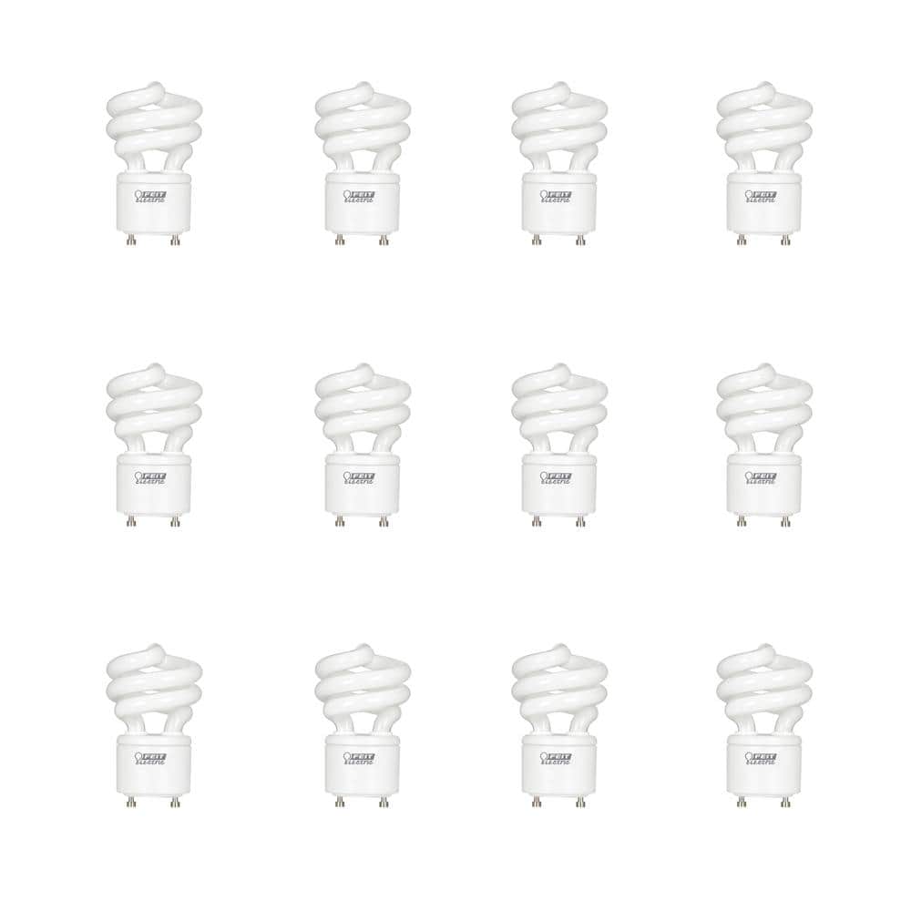 Feit Electric 60-Watt Equivalent T3 Spiral Non-Dimmable GU24 Base CFL ...