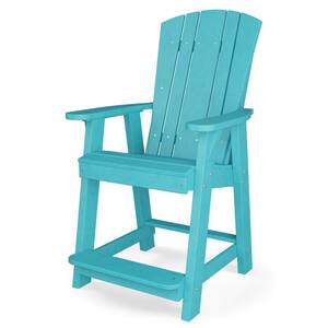 WILDRIDGE Heritage Lime Green Plastic Outdoor Balcony Chair LCC-150-TLG ...