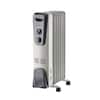 Cuori 1500-Watt Electric Oil-Filled Radiant Portable Heater - Grey ...