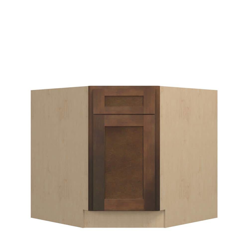 Kunal Kitchens Amherst Shaker 36 in. W x 34.5 in. H x 24 in. D in ...