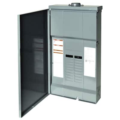 Square D QO 200 Amp 8-Space 16-Circuit Outdoor Ringless Overhead ...
