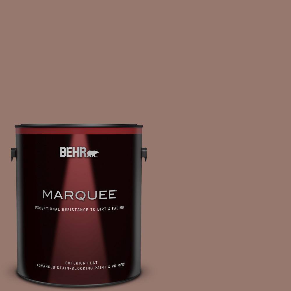 BEHR MARQUEE 1 gal. #N160-5 Chocolate Delight Flat Exterior Paint ...