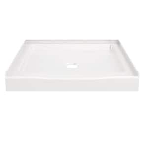 Delta Classic 500 48 in. L x 34 in. W Alcove Shower Pan Base with ...