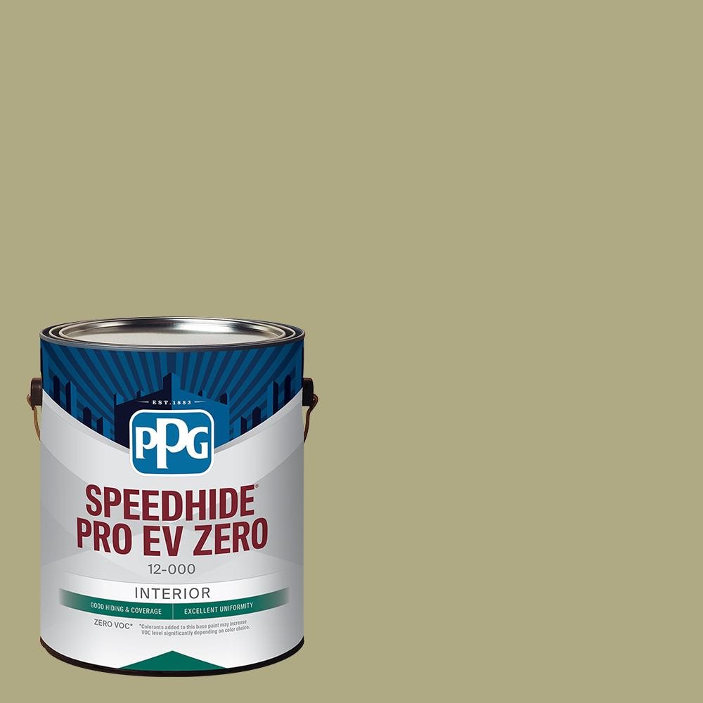 PPG SPEEDHIDE Pro-EV Zero 1 gal. PPG1113-4 Green Gray Mist Semi-Gloss ...