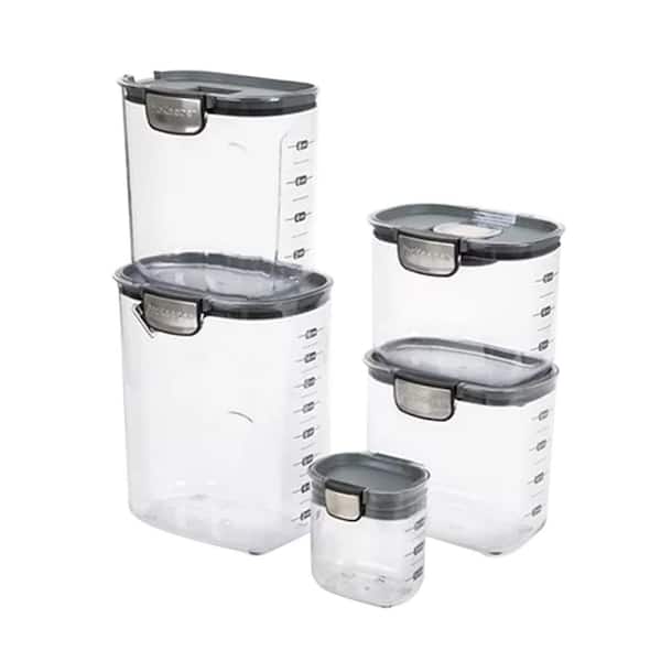 9 Piece Clear Baker's Storage Container Set w/Magnetic Accessories PKS ...