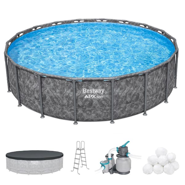 Round-18 ft. - Above Ground Pools - The Home Depot