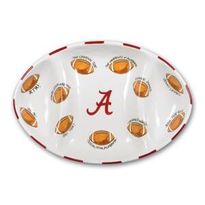 Magnolia Lane Clemson Ceramic Football Tailgating Platter 23142