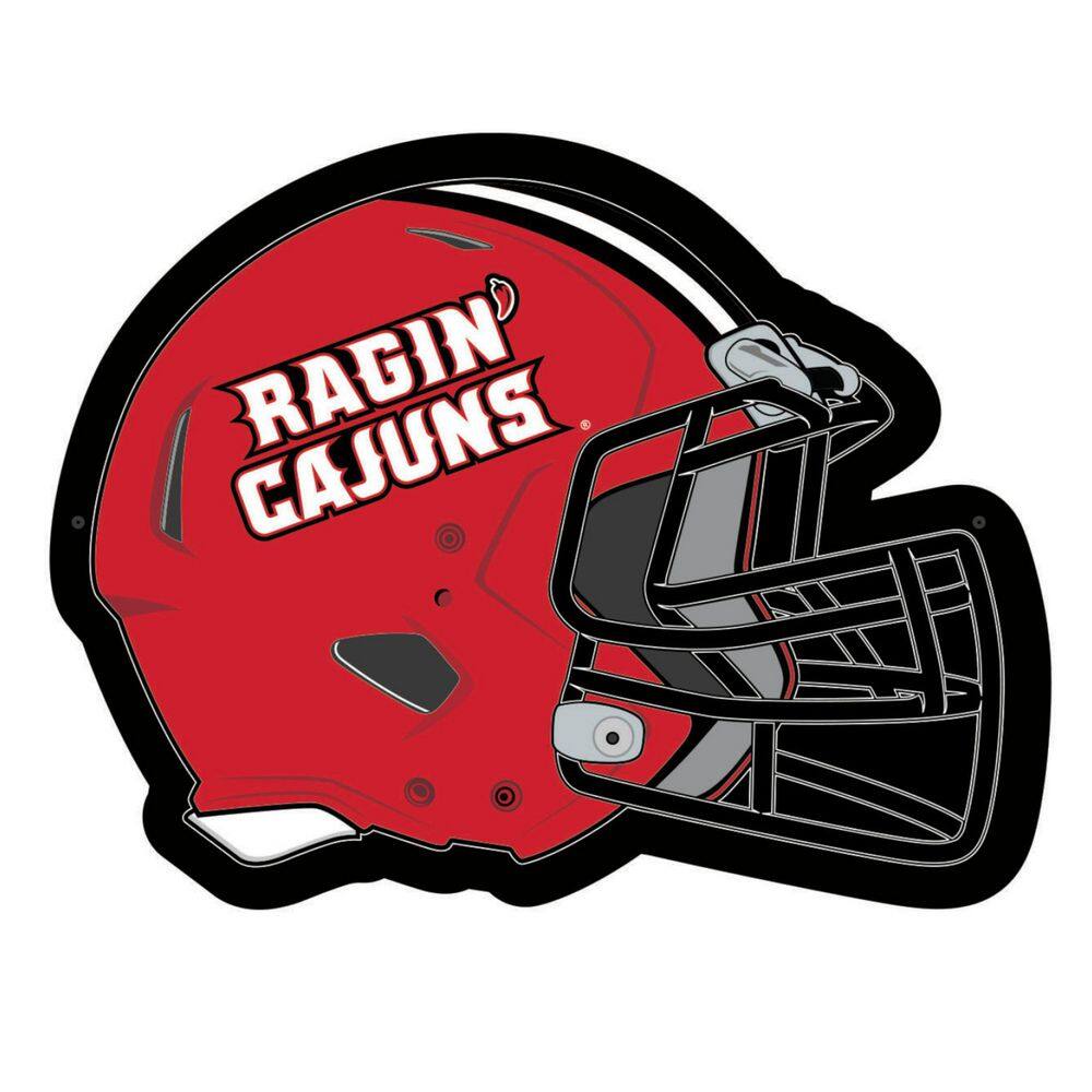 Evergreen University of Louisiana-Lafayette Helmet 19 in. x 15 in. Plug ...