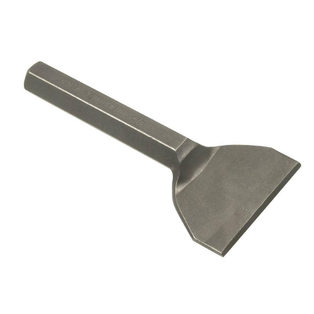 Mayhew 3-1/2 in. x 7-1/4 in. Brick Set Chisel 35102 - The Home Depot
