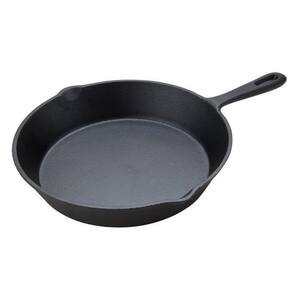 Lodge 8 in. Cast Iron Skillet in Black with Pour Spout L5SK3 - The Home ...