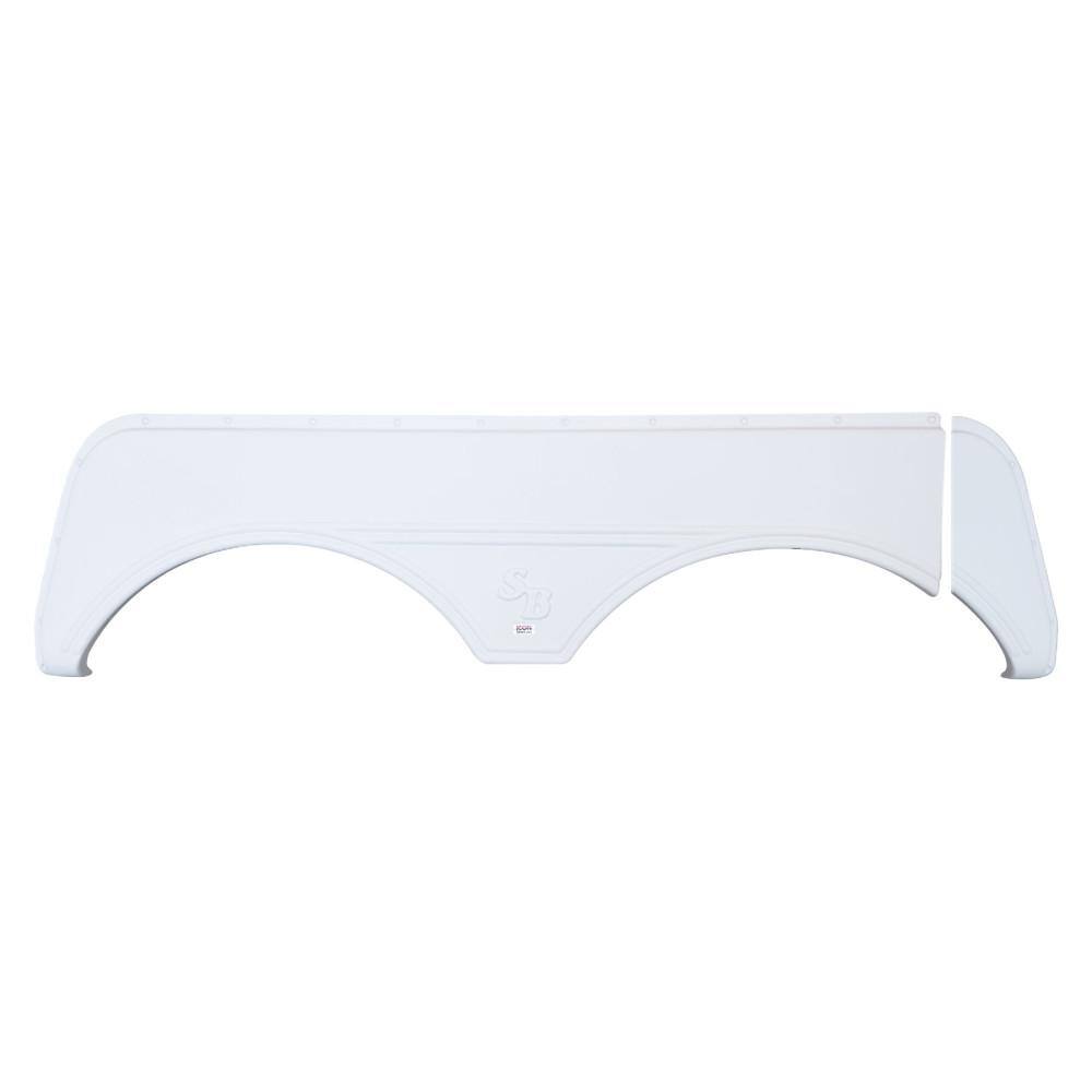 ICON Tandem Axle Fender Skirt FS2668 for Sunnybrook-Polar White 12668 ...