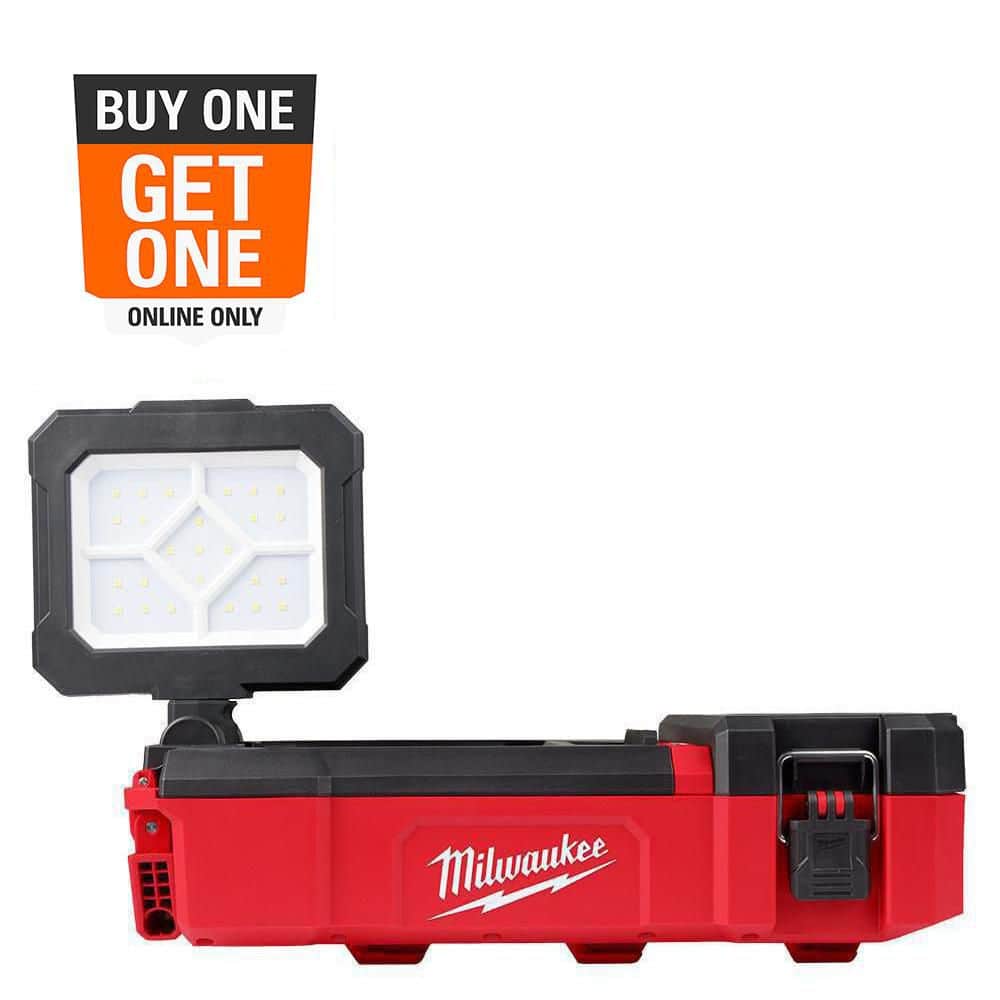 Milwaukee M12 12-Volt Lithium-Ion Cordless PACKOUT Flood Light w/USB ...
