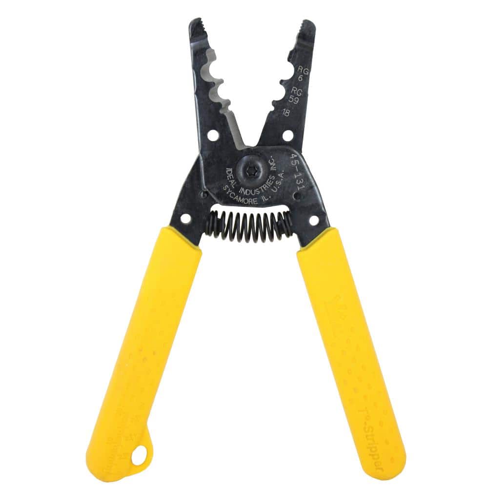 IDEAL Coax T-Stripping Tool 45-131 - The Home Depot